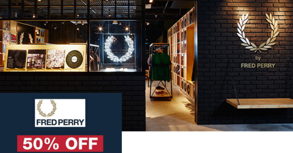 衣橱必备之Fred Perry现在新加坡门店全场5折啦!【至2019.1.2】 - 🇸🇬新加坡省钱皇后-皇后情报局