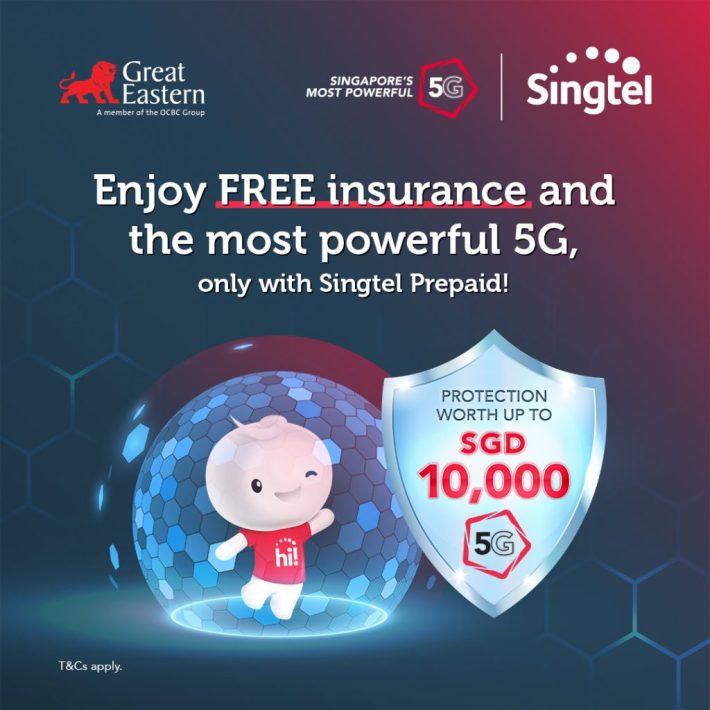 Singtel免费送保险了！180GB 5G新马跨国流量配套只需要S$40‼️ 一卡两地使用，太香啦！ - 🇸🇬新加坡省钱皇后-皇后情报局